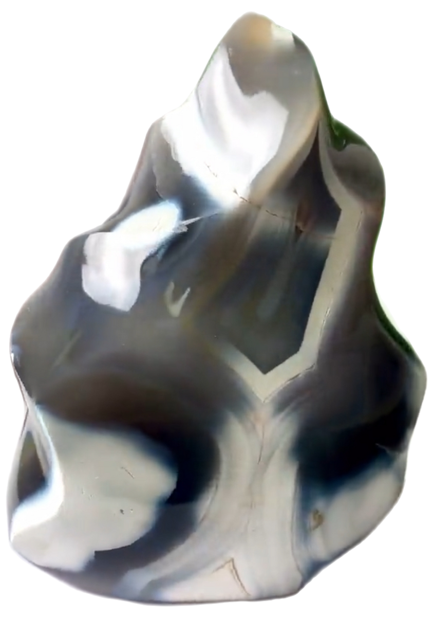 Gorgeous Large Orca Agate Flame Point! Peace, Calming, Healing Energy ...