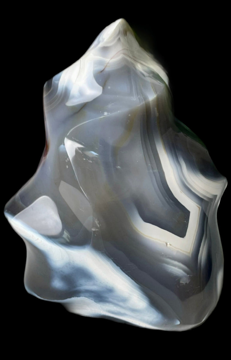 Gorgeous Large Orca Agate Flame Point! Peace, Calming, Healing Energy ...